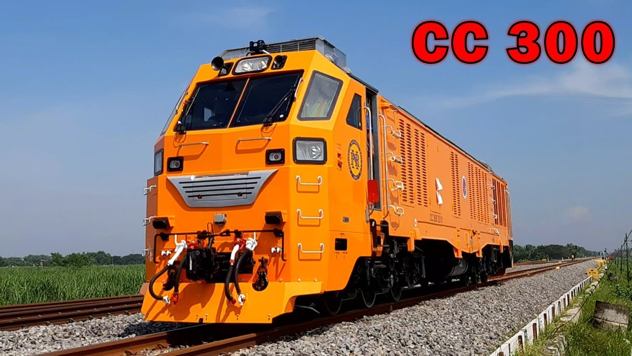 KERETA LUAR BIASA !! Langsiran LOKOMOTIF BARU CC 300 PNR & Nonton ...