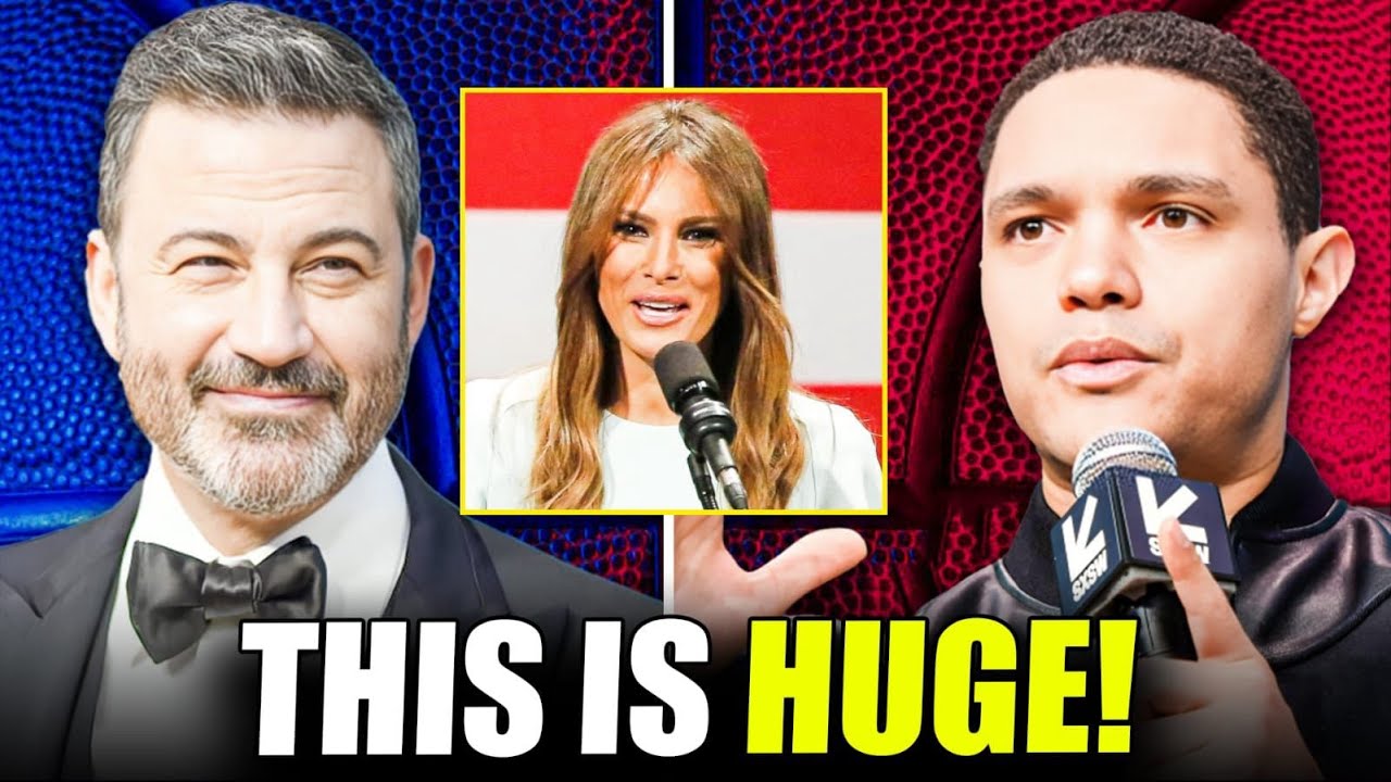 Jimmy Kimmel & Trevor Noah TEASES Melania, Trump Throws Tantrums - YouTube
