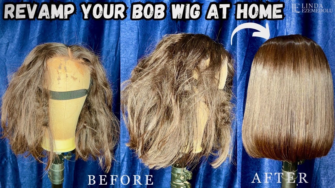 Secrets to Revamping Your Frizzy Straight Bob Wig for a Sleek Bouncy ...