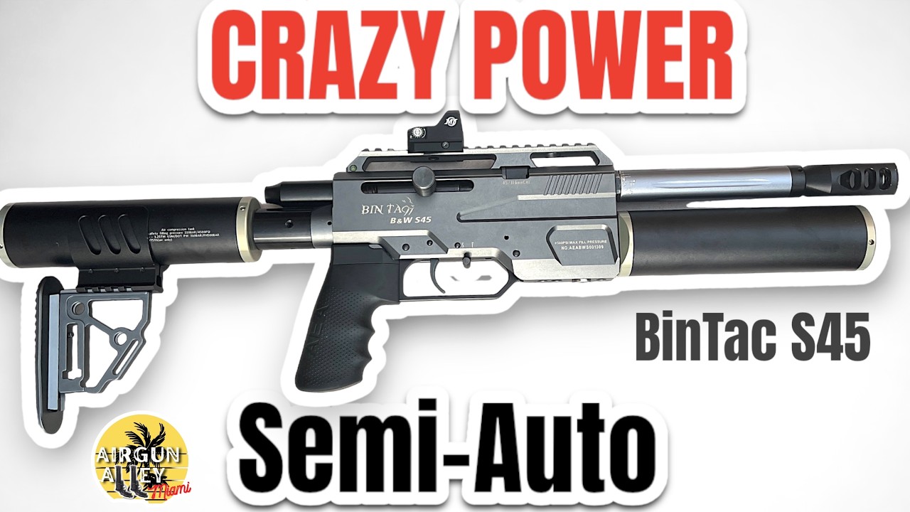 BinTac S45 • SEMI-AUTO ULTRA POWER COMPACT AIR RIFLE - YouTube
