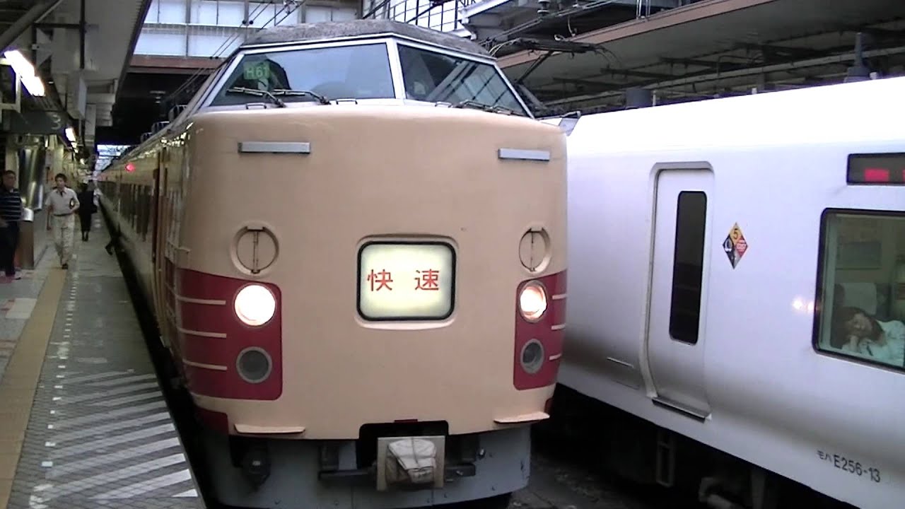 E351系 183・189系 E257系揃い踏み 八王子駅 - YouTube