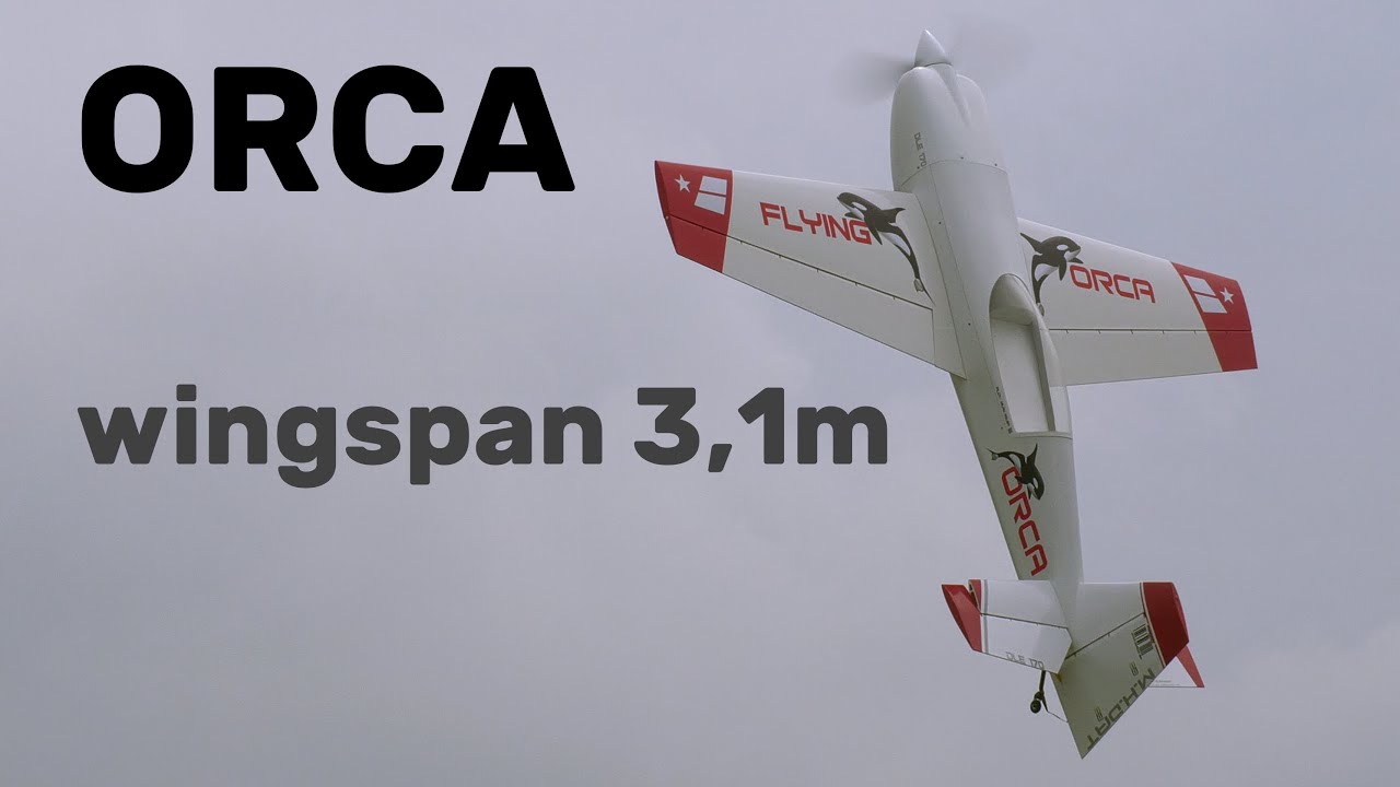 ORCA | 3,1m 3D aerobatic RC airplane | 4K | Halenkovice 2023 - YouTube