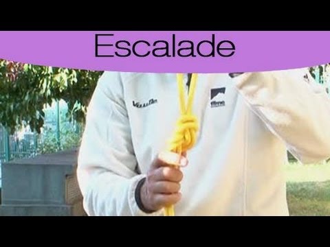 Noeud d'escalade : vache en huit - YouTube