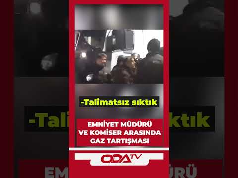 Kocaeli’de Emniyet Müdürü ile komiser arasında biber gazı tartışması yaşandı #shorts #keşfet