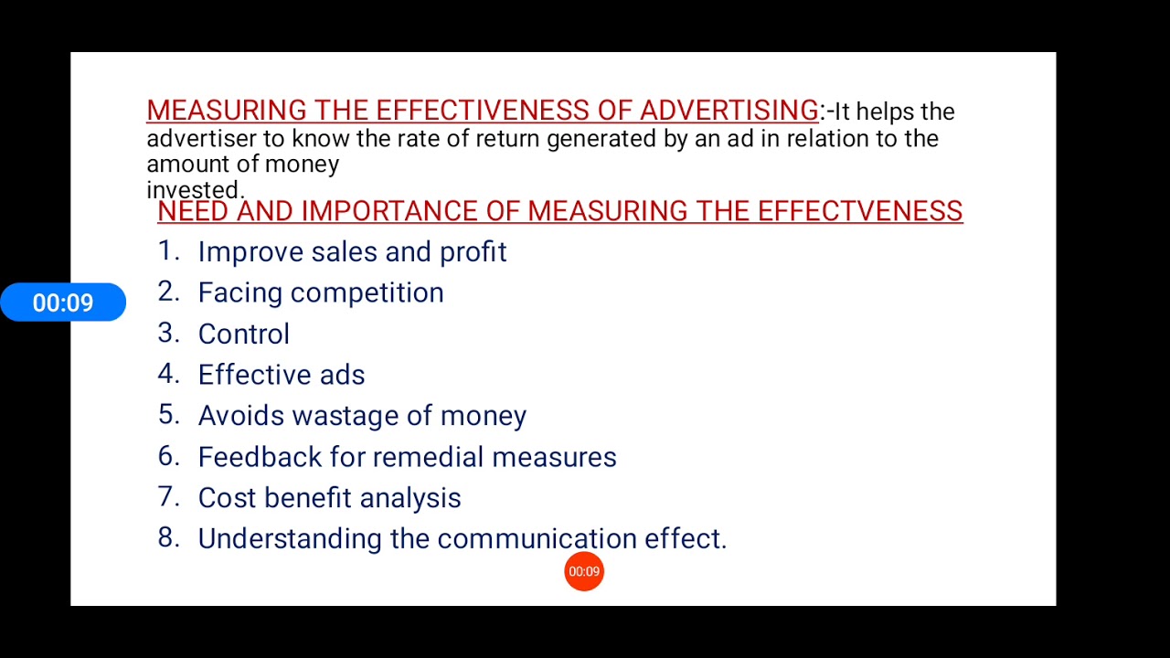 Measuring effectiveness of advertising - YouTube