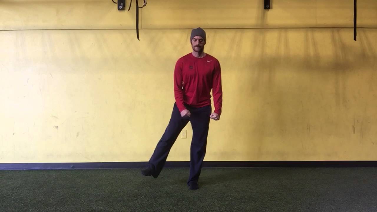 Standing Isometric Hip Abduction - YouTube