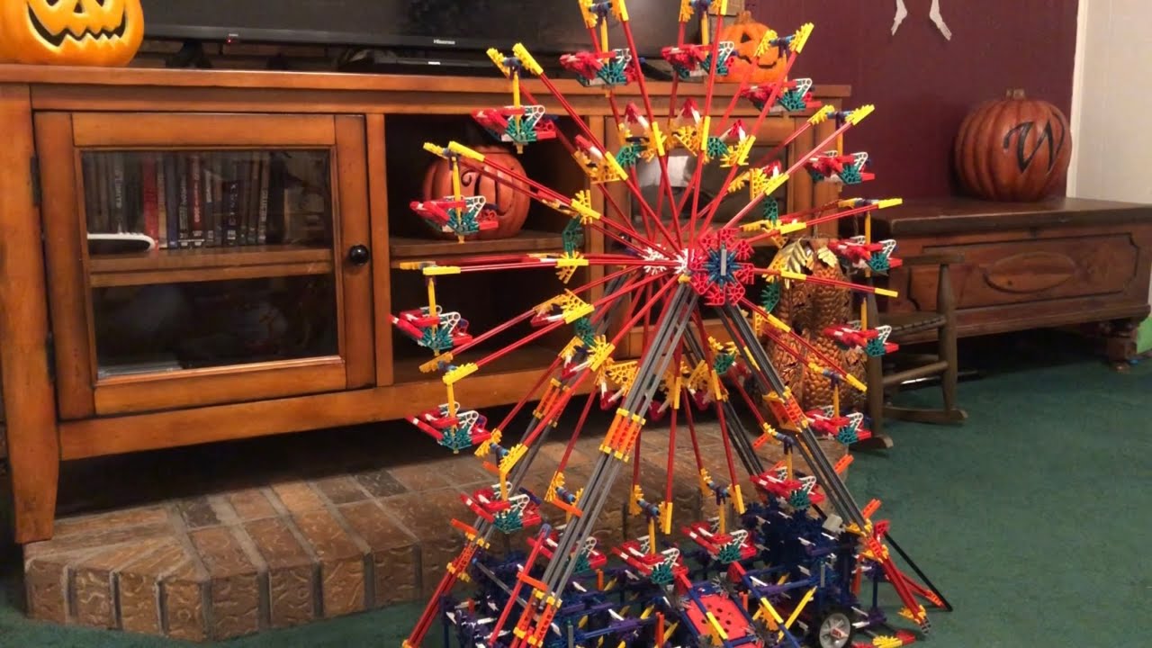 Knex Portable Ferris Wheel Set Up And Operation - YouTube