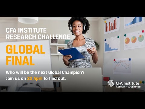 CFA Institute Research Challenge Global Finals Live - YouTube