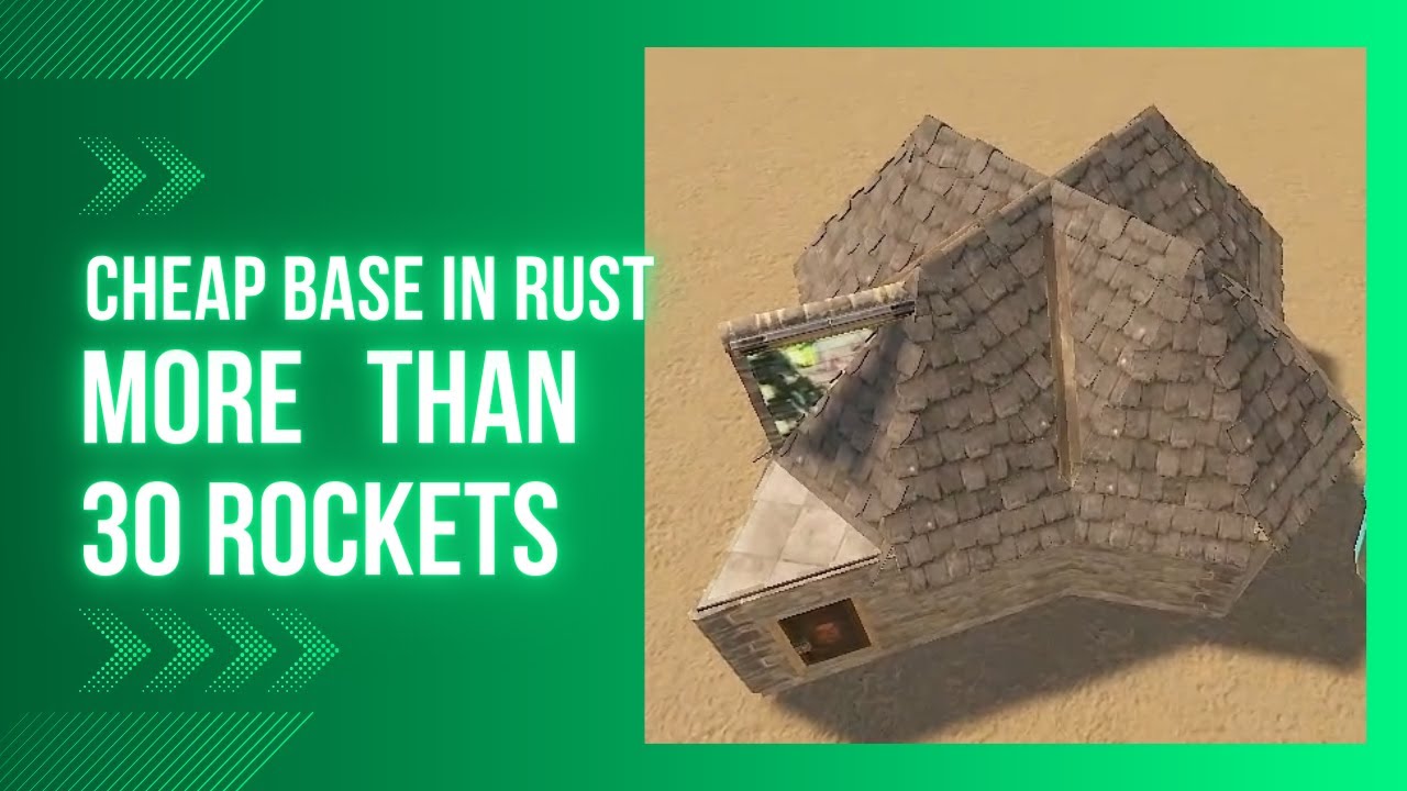Rust Bunker Base l More than 30 rockets 💥💥 l Cheap Base 📉📉 l 21/01/23 ...