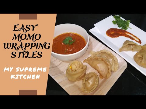 Momos wrapping styles || 11 easy way to wrap momos || Momo wrapping ...