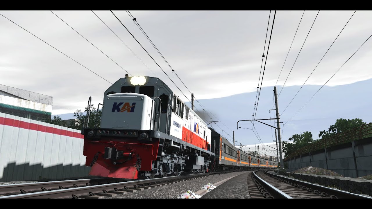 SIMULASI PENGIRIMAN KRL CRRC DI TRAINZ 2019!! - YouTube