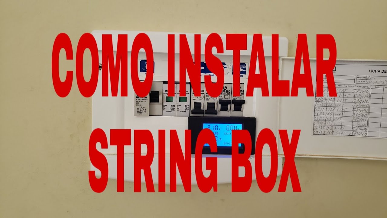 Como instalar string box - YouTube