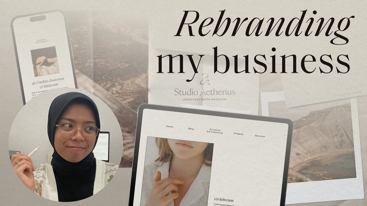 Rebranding Bisnis Desain Studioku | Studio Aetherius - YouTube