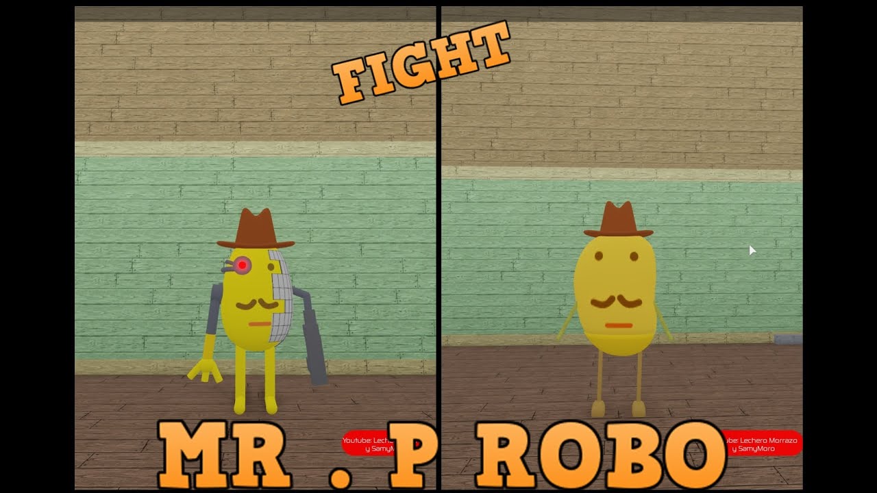 MR P BATTLE ROBLOX CUSTOM - YouTube
