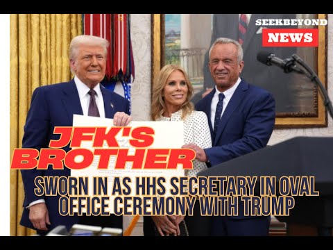 Historic Moment: RFK Jr. Sworn In as HHS Secretary in Oval Office with ...