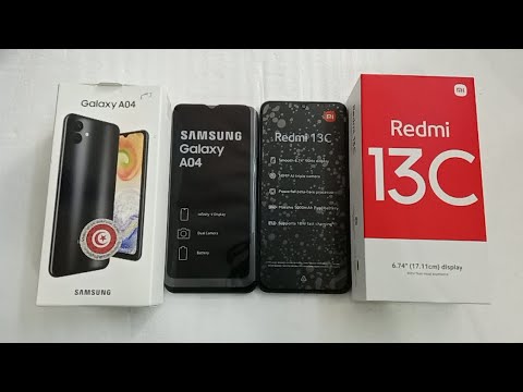 Redmi 13c vs Samsung Galaxy a04 : speed test - YouTube