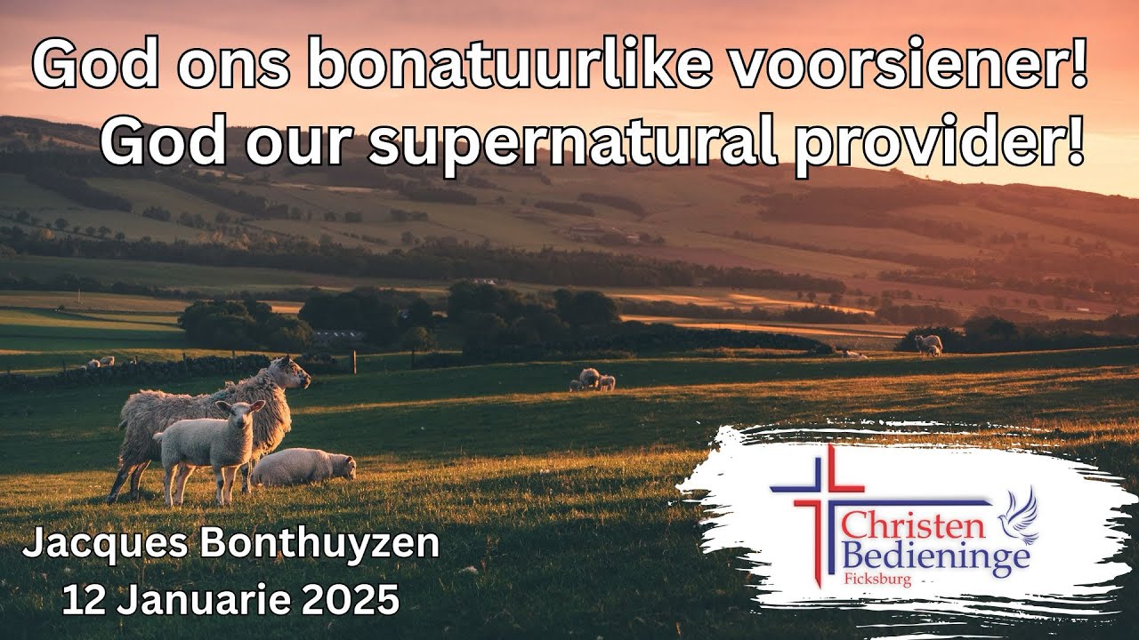 Jacques Bonthuyzen. God ons bonatuurlike voorsiener! - YouTube