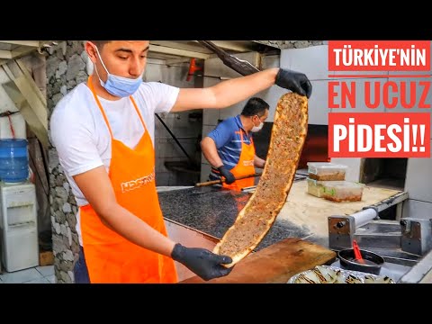 1,5 KIYMALI PİDE 10 LİRA !! | 4 TABAK İKRAM BEDAVA !! | Türkiye'nin En Ucuz Pidecisi