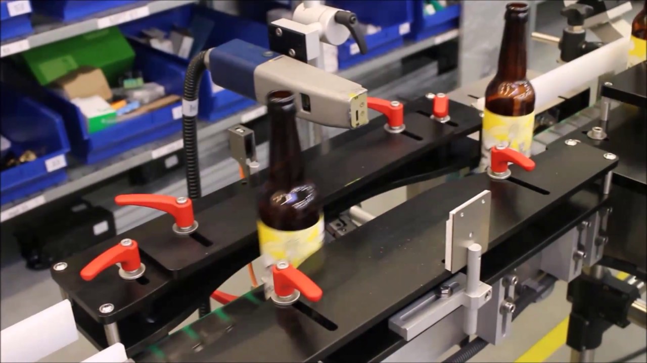 Labelling on Beer Bottles - Intrex SET 1101+ - YouTube