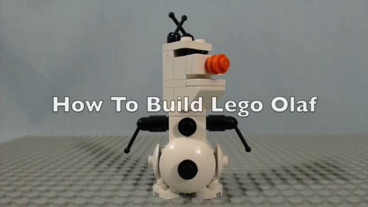 How To Build Lego Olaf - YouTube