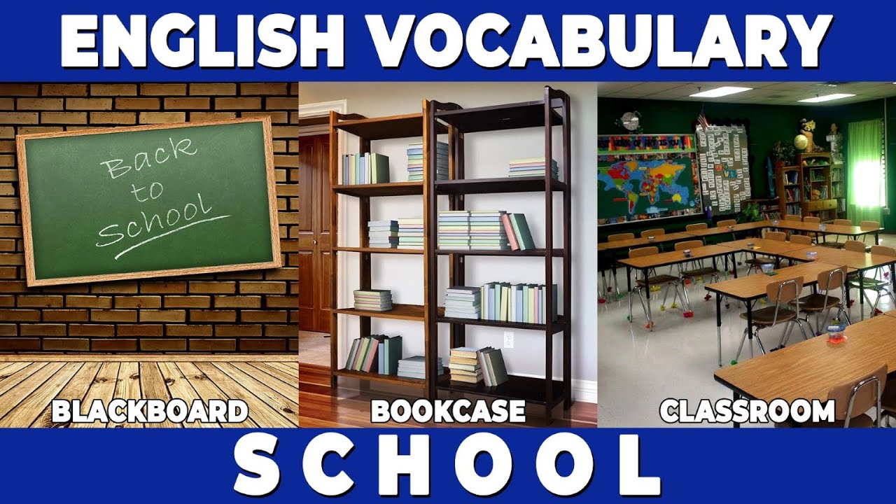 School Vocabulary: English Words for Language Learners - YouTube