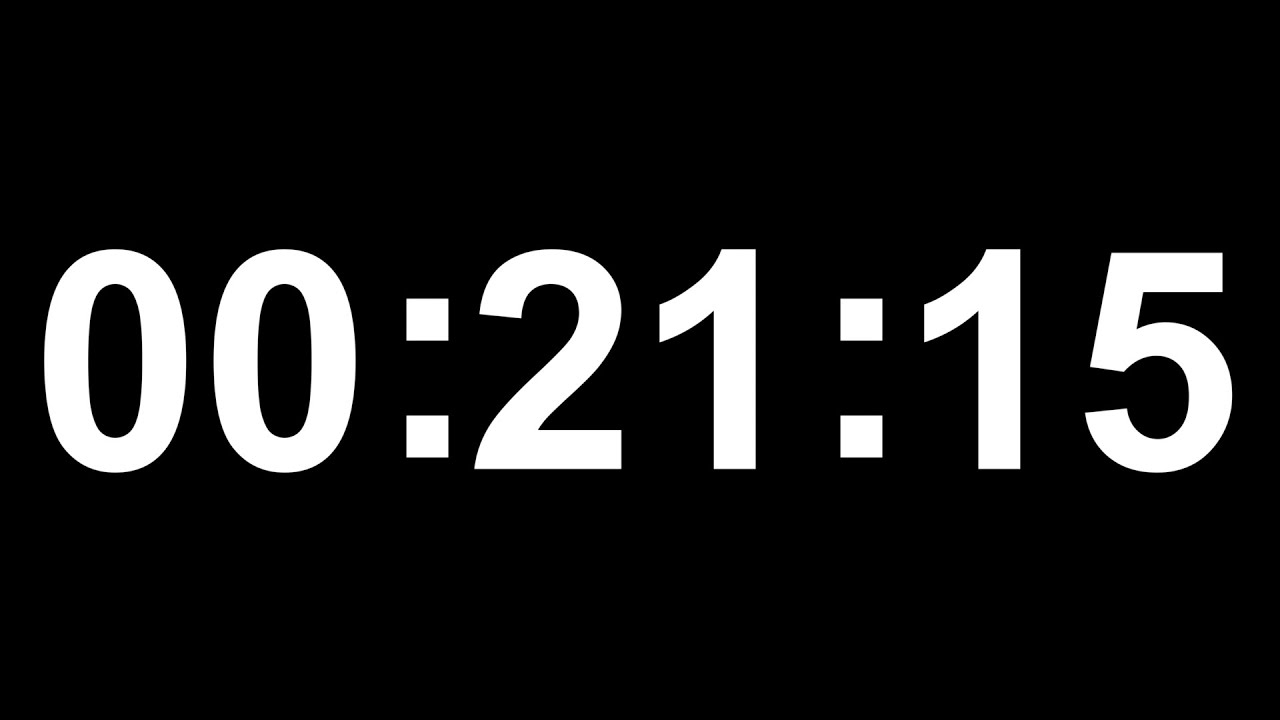 21 Minute and 15 Second Timer ⏲️ - YouTube