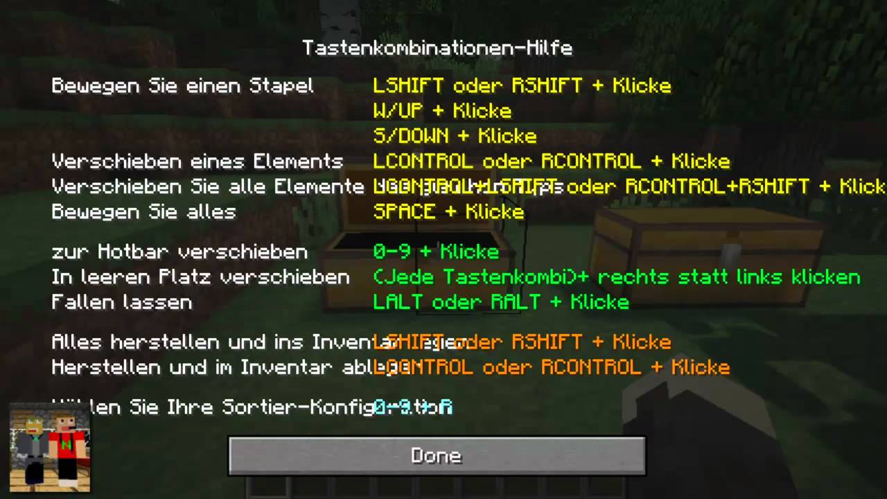 Minecraft Mod Review 002 - InvTweaks Einfaches Sortieren deiner Kisten ...