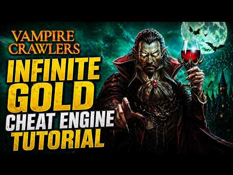 Infinite GOLD - Cheat Engine TUTORIAL - Vampire Crawlers: The Turbo Wildcard from Vampire Survivors