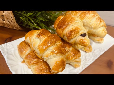 KRUVASAN MI ❓YOKSA KATMER Mİ❓İçinde Süpriz Saklı 🤩 Pastane Usulü Katmer Poğaça Tarifi 👌🏻