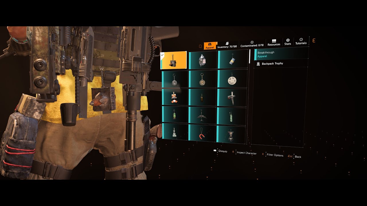 The Division 2 Iron Horse Breakthrough backpack trophy location - YouTube