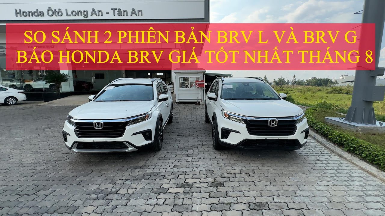 Review chi tiết Honda BRV G L 2023 màu Trắng | So Sánh BRV G và BRV L ...