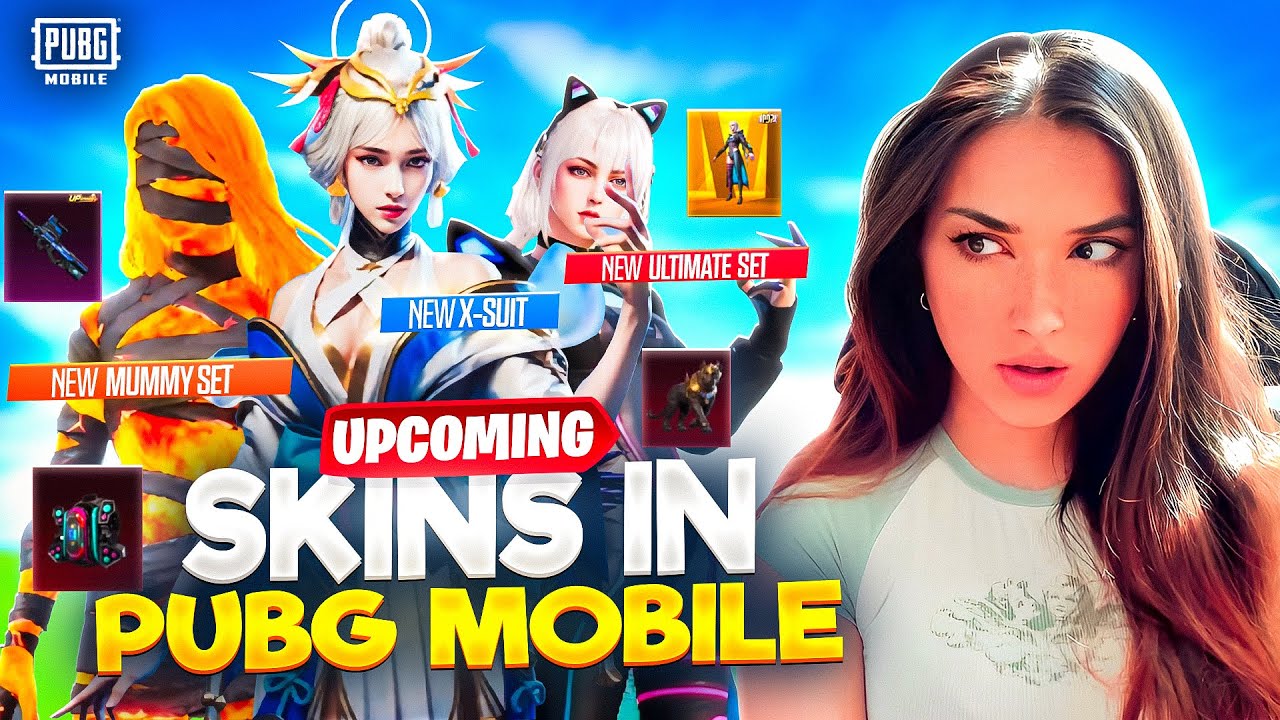 REACTING to UPCOMING SKINS IN PUBG MOBILE || NEW FIRE MUMMY SET ...