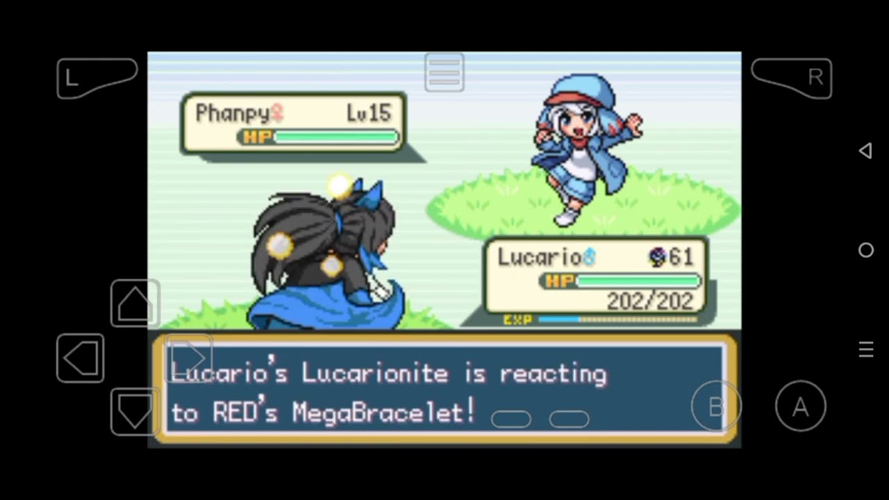[Mega moemon fire red V1.3c] how to get mega Lucario - YouTube