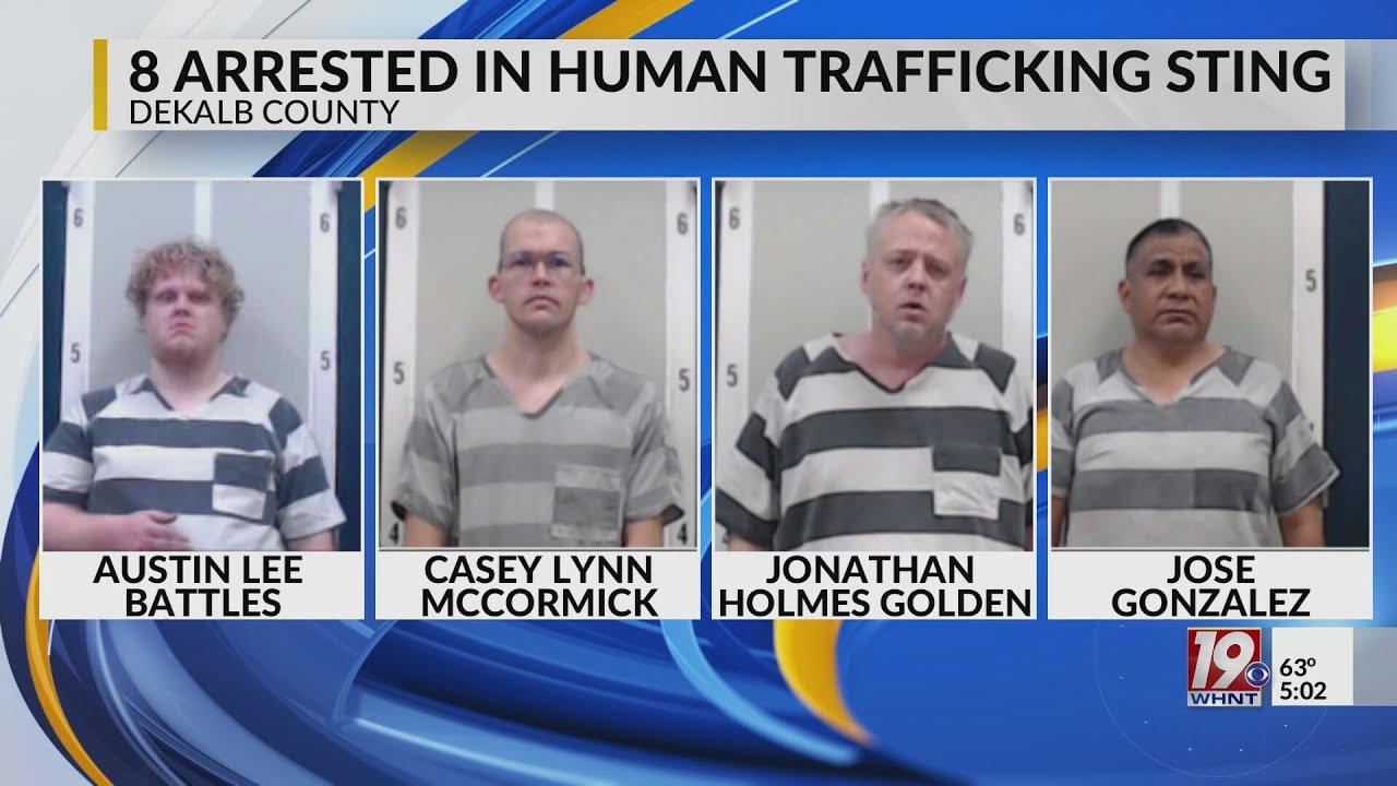 8 Arrested in Human Trafficking Sting | Dec. 16, 2024 | News 19 at 5 p.m. - YouTube