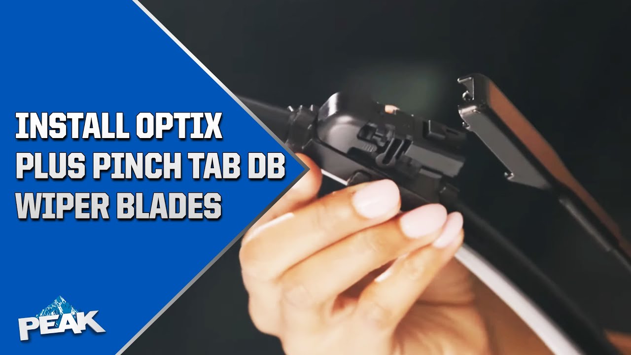 OPTIX PLUS Pinch Tab DB Windshield Wiper Installation | PEAK Auto - YouTube