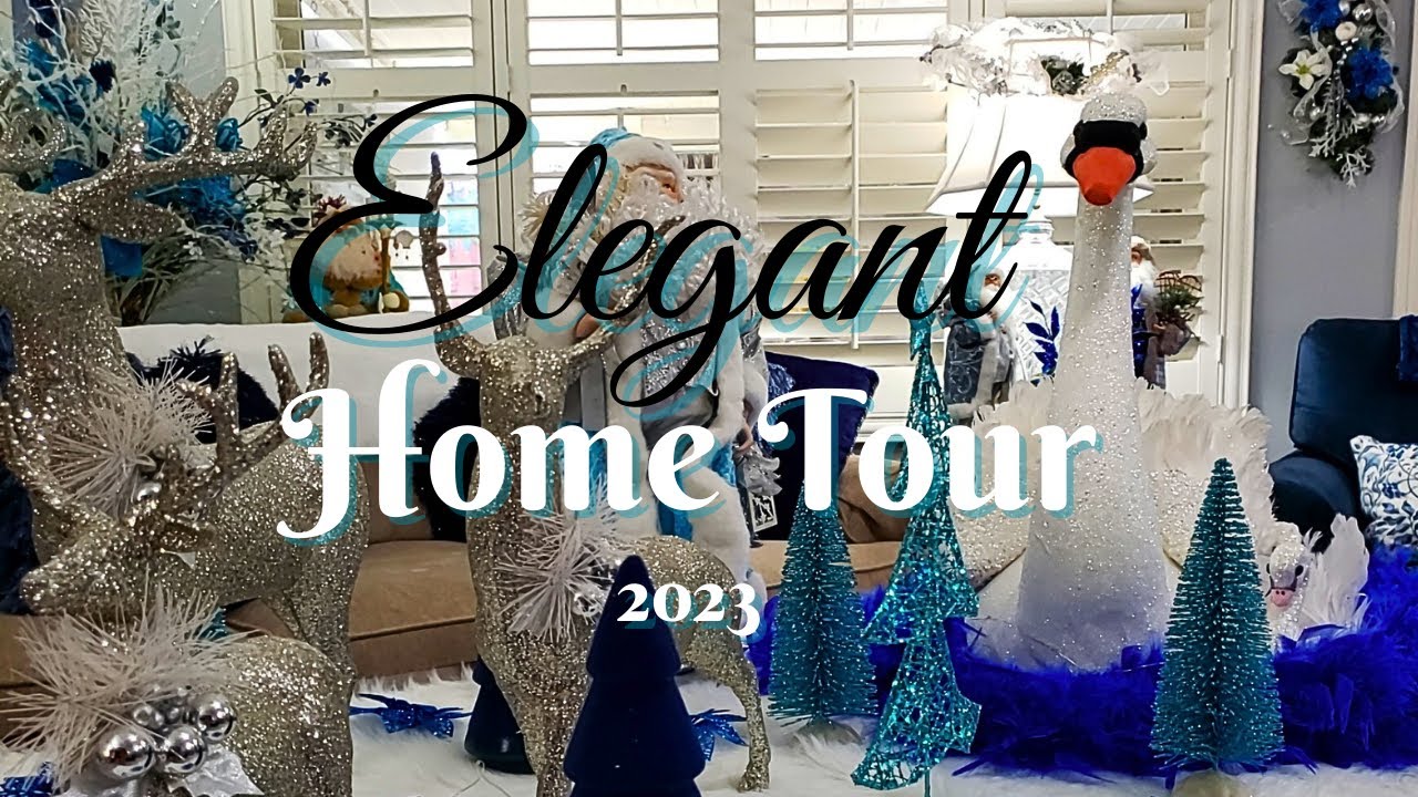 Jaw dropping, Winter Wonderland home tour. - YouTube