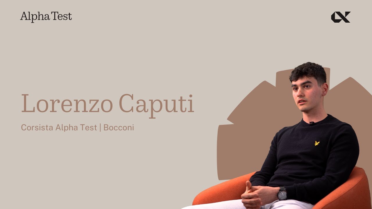 Corsisti Alpha Test: la storia di Lorenzo, studente all'università ...