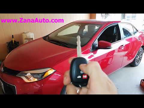 corolla 2016 remote engine start