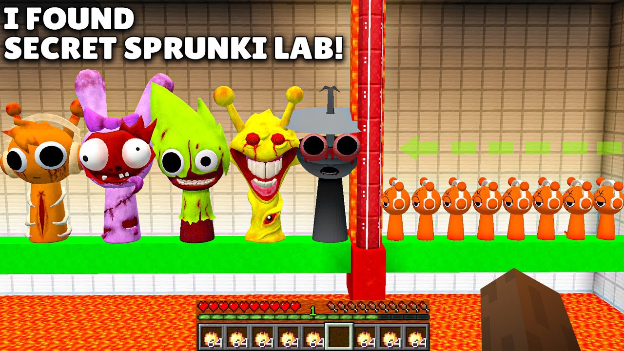 I FOUND SECRET SPRUNKI LAB WITH EVERY SPRANKI PHASE in Minecraft ...