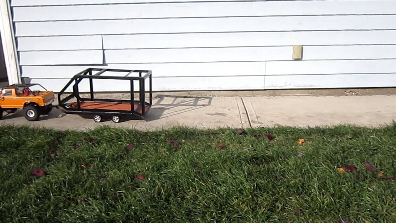 RC TRAILER WITH REMOVEABLE CAMPER TOP - YouTube