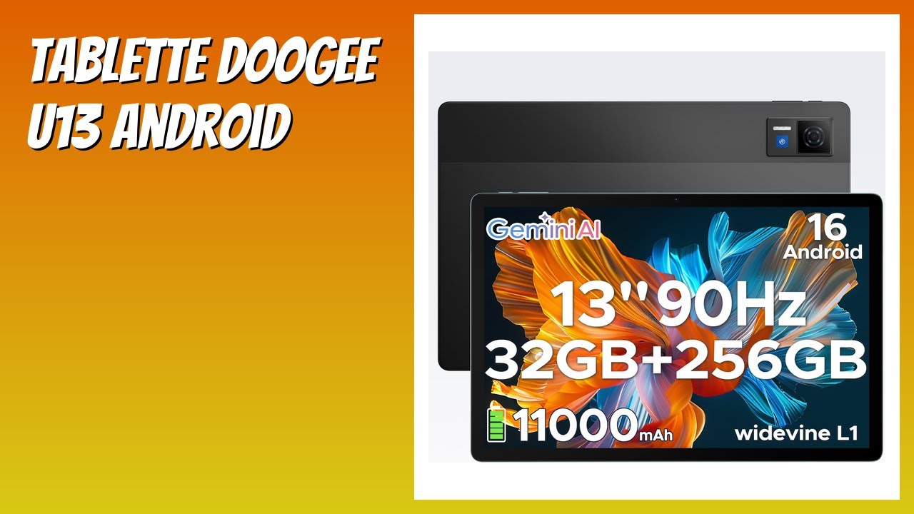 AVIS (2025) : Tablette DOOGEE U13 Android. DÉTAILS - YouTube