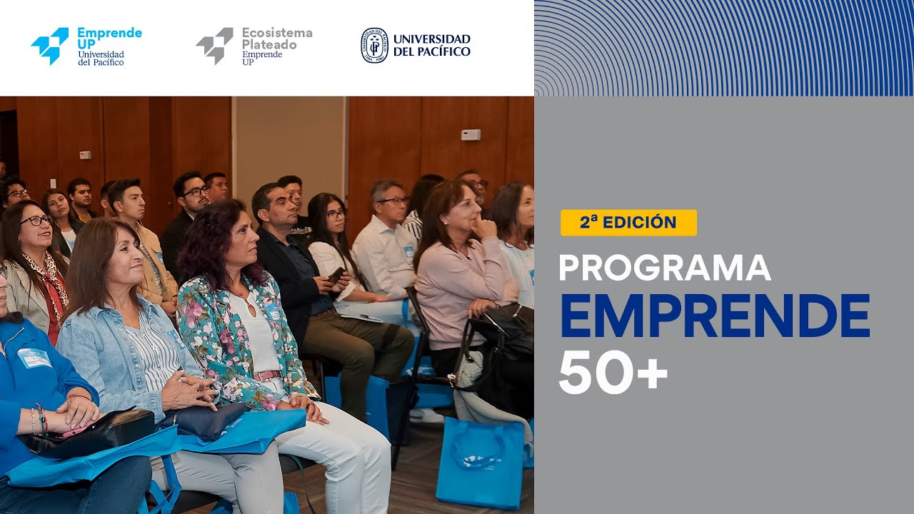 Programa de Emprendimiento - EMPRENDE 50+ - YouTube