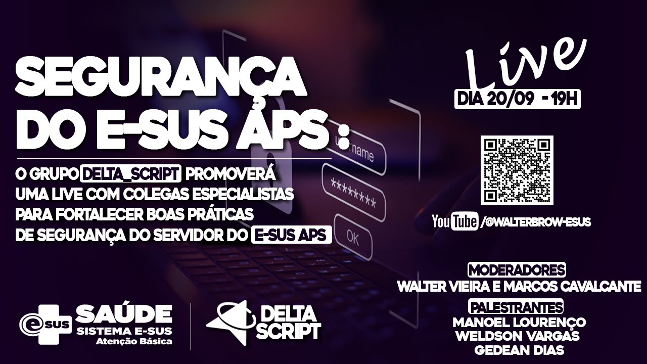 Live "Segurança do e-SUS APS" - YouTube