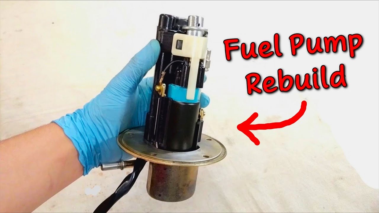 How To Rebuild Motorcycle Fuel Pump | 2003-2004 Suzuki SV650/SV1000 ...