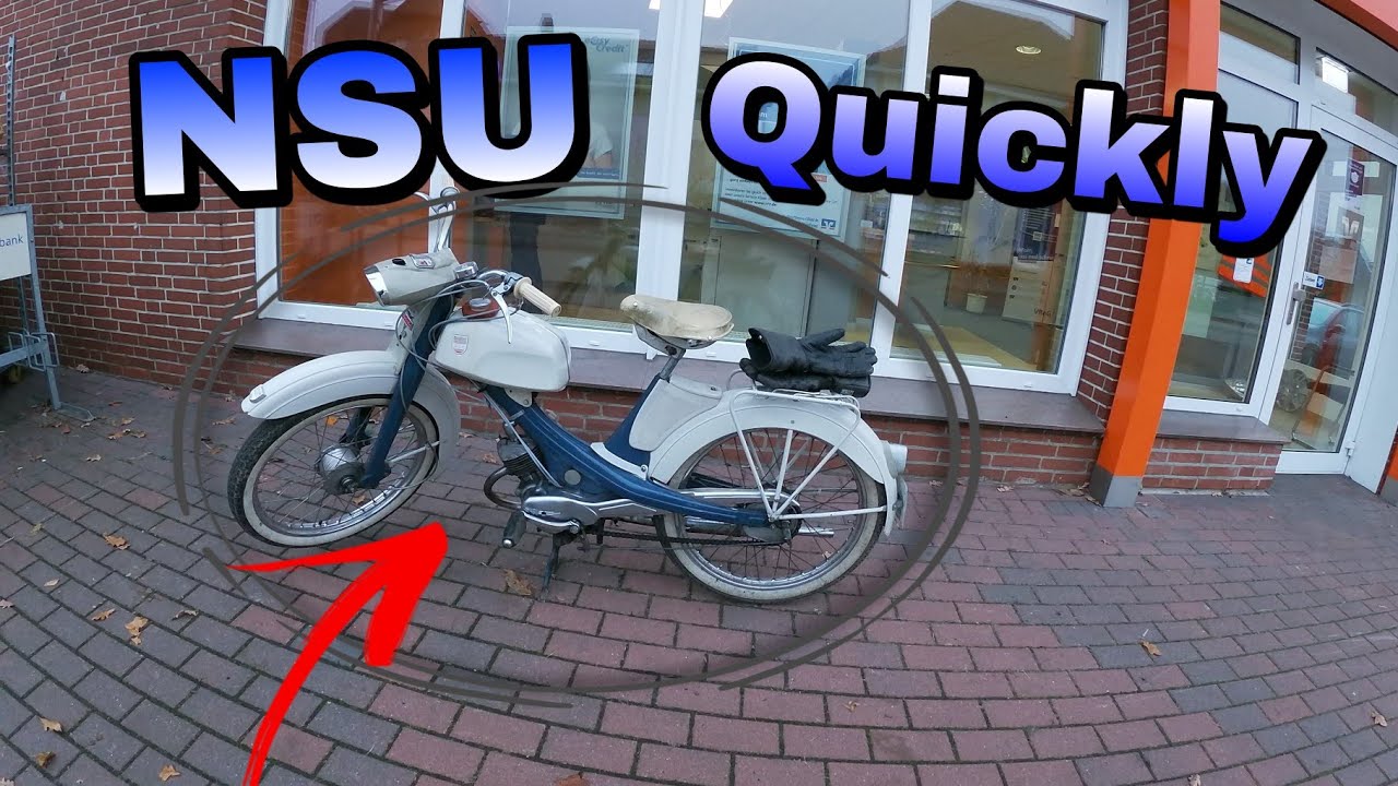 Mit NSU Quickly Unterwegs - YouTube