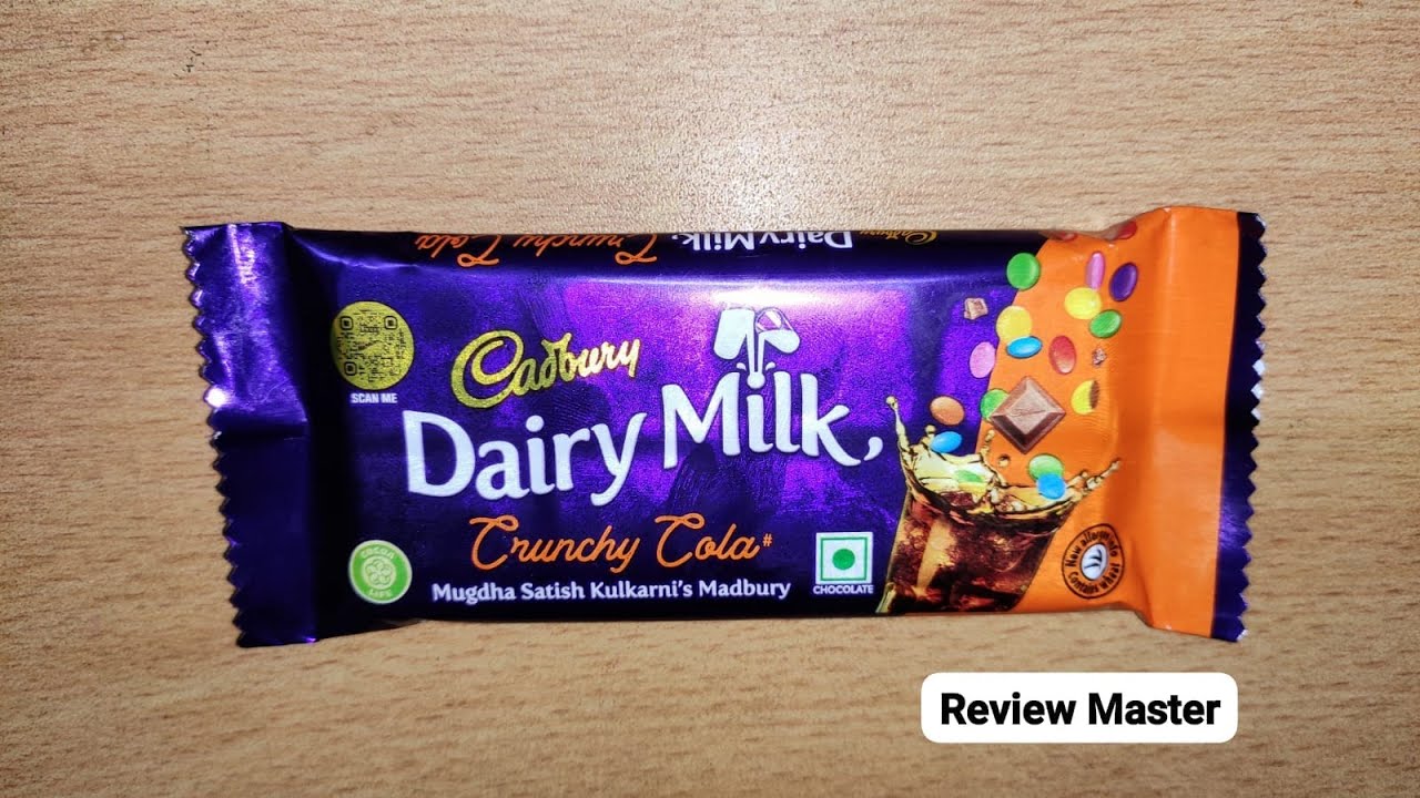 Cadbury Dairy Milk Crunchy Cola || Cocacola Chocolate || Review Master ...