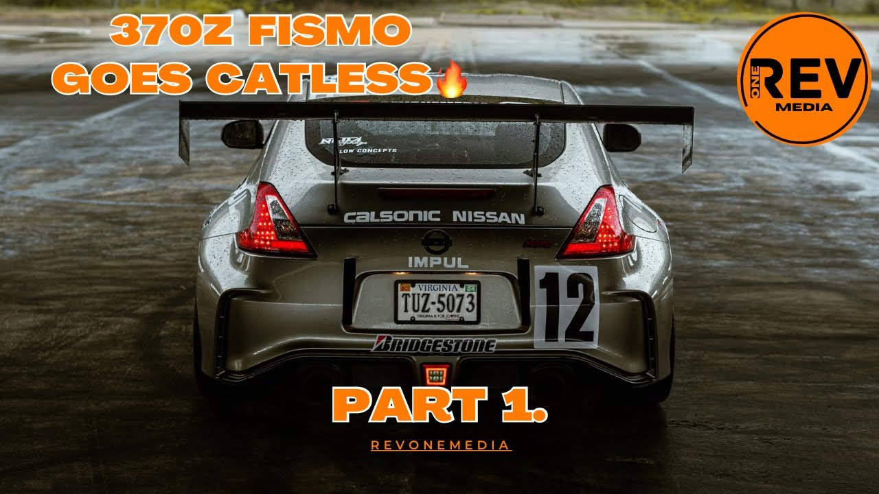 370Z AAM Catless Test Pipes + Muffler Delete PT.1 - YouTube
