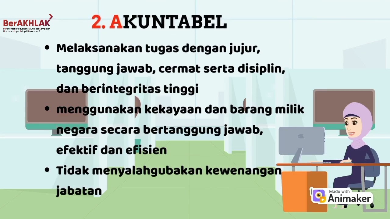 infografis ASN BERAKHLAK - YouTube