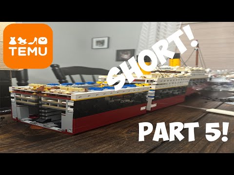 SHORT! Building a TEMU TITANIC LEGO SET PART 5 - YouTube