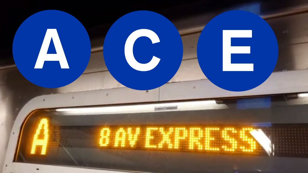 MTA NYC Subway: (A) (C) (E) trains at 42 St - Port Authority Bus ...